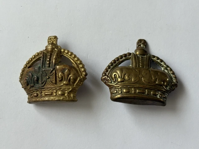 WW1 / WW2 British Army Crown Badges. £10.00 - PicClick UK