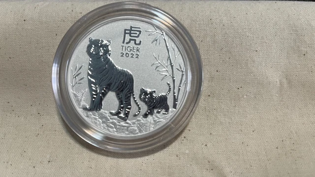 2022 AUSTRALIAN LUNAR Tiger 2oz Silver Bullion coin. Perth Mint $111.00 - PicClick AU
