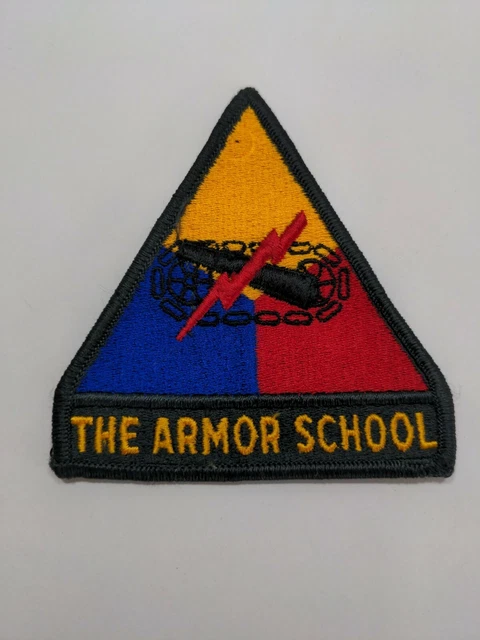 VTG WW2 US Army Armored Forces Armor School SSI Patch Tank 4" Original ...