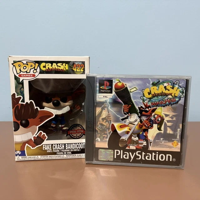 CRASH BANDICOOT 3 Ps1 And Fake Crash Pop £20.00 - PicClick UK