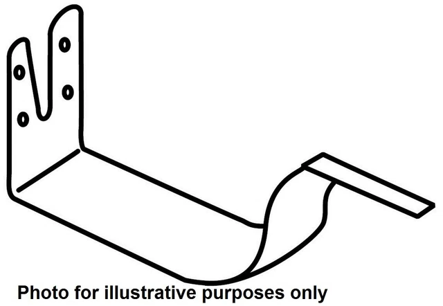 8X STRAMIT LO-FRONT QUAD EXTERNAL BRACKETS 115mm Colorbond Steel SHALE ...