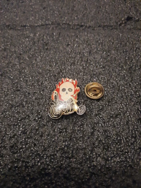 PIN'S CRÂNE SKULL Squelette Mort Death Casque moto - Pin Pins L75 EUR 2 ...