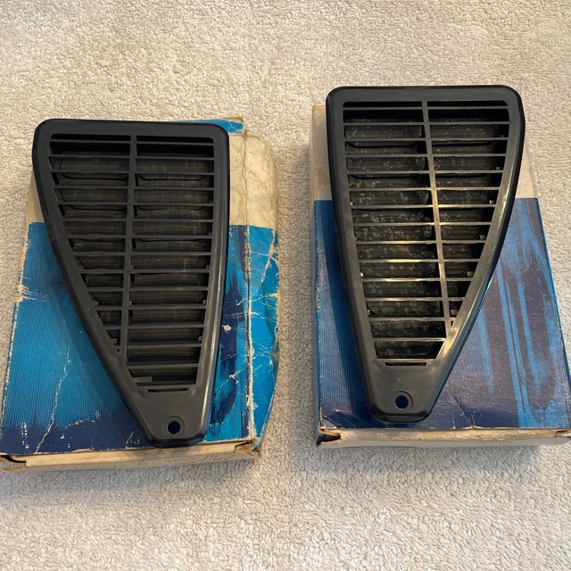 NOS MUSTANG BOSS Door Jamb Vent Grilles Quarter Panel 1970 1971 1972 ...
