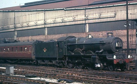 ORIGINAL COLOUR SLIDE of 5008 WR Castle class steam loco £4.99 ...