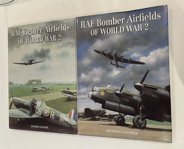 RAF FIGHTER AIRFIELDS Of Ww2 / Raf Bomber Airfields Of Ww2 Hardback ...