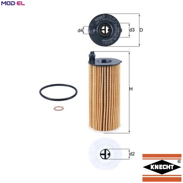 OIL FILTER OX 813/2D For Toyota Supra/Gr Bmw 5/Series X3 B48L/B48H/B46H ...