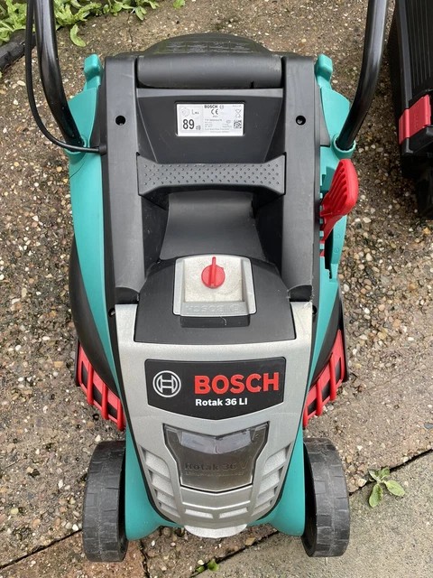 BOSCH ROTAK 36 LI Power drive Lawnmower With 36V Battery 2.0Ah ...