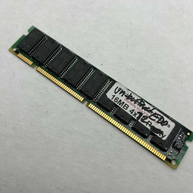 16MB EDO 168PIN DIMM Memory Module 2mx72 60ns Parity /ECC 2x72 $6.50 ...