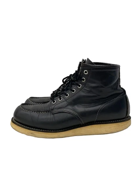 RED WING LACE-UP Boots 90s Embroidered Tag US9 Black £299.63 - PicClick UK