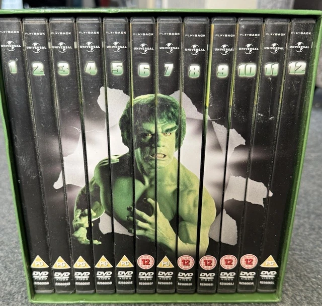 THE INCREDIBLE HULK : The Complete Series Collection 1-5 UK 24-disc DVD ...