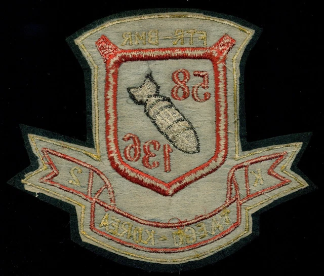 USAF 58TH FIGHTER Bombarder Wing 136th Fighter Bombardier Wing Taegu ...