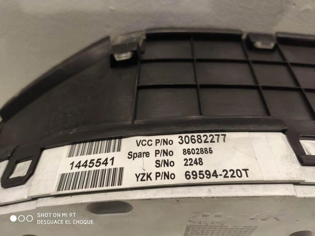 TABLEAU DE BORD compteur pour VOLVO S80 2007 395248 EUR 96,85 - PicClick FR