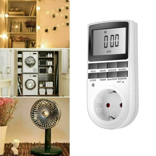 1 SET TIMER Electronic Socket Timer Ratel Digital Timer Weekly Timer ...