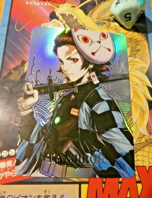 DEMON SLAYER ACG Card Ag4 Prism Holo Silver Card Tanjirou Mint £4.73 ...