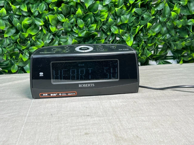 ROBERTS CHRONO DAB RDS Alarm Clock Digital Radio - Black £19.99 ...