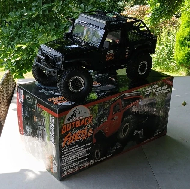 FTX OUTBACK FURY 2.0 1/10 4WD Electric Brushed RTR Off-Road Truck Black ...