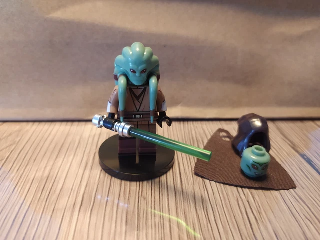 LEGO STAR WARS custom minifigure, Clone Wars 2024, Jedi Kit Fisto EUR ...