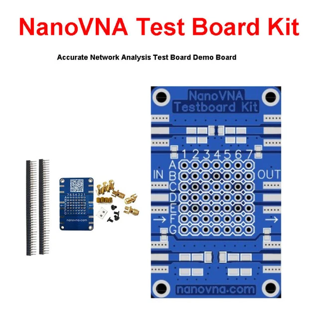 NANOVNA TESTBOARD TOOL Kit Durable Accurate VNA Network Test Analysis ...