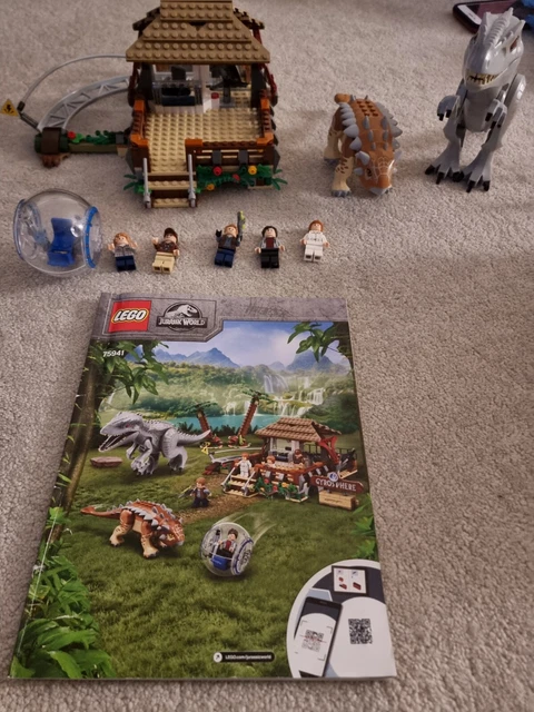 LEGO JURASSIC WORLD 75941 Indominus Rex vs. Ankylosaurus COMPLETE SET ...