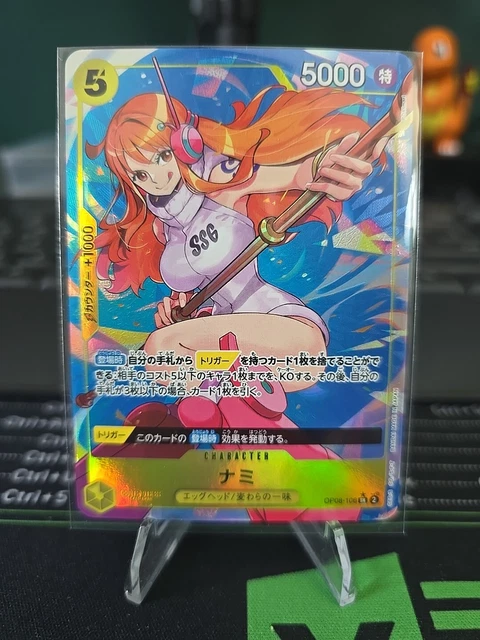 JEU DE CARTES Bandai One Piece Nami Two Legends SR OP08-106 parallèle ...