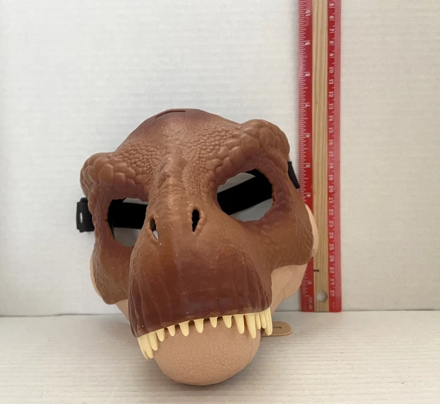 JURASSIC WORLD TYRANNOSAURUS Rex Mask with Opening Jaw Adjustable EUR ...