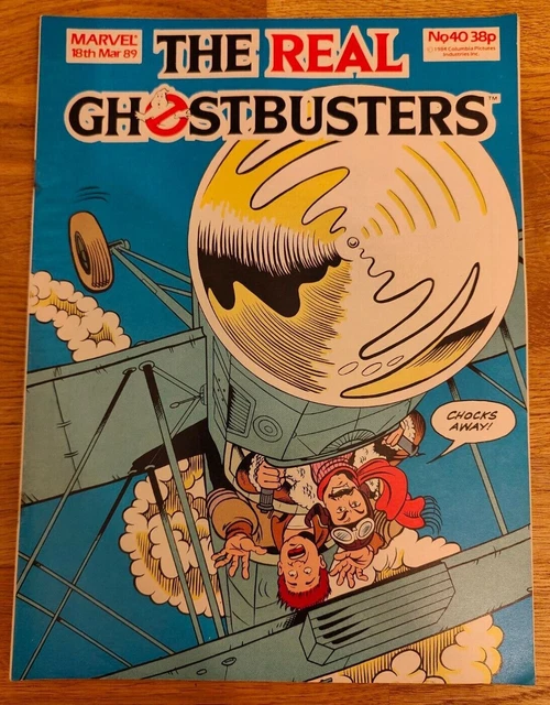 COMIC - CLASSIC Marvel UK The Real Ghostbusters No #40 18th March 1989 ...