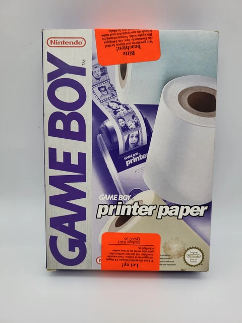 NINTENDO GAME BOY Printer Paper Drucker Papier OVP *Blitzversand* NEU ...