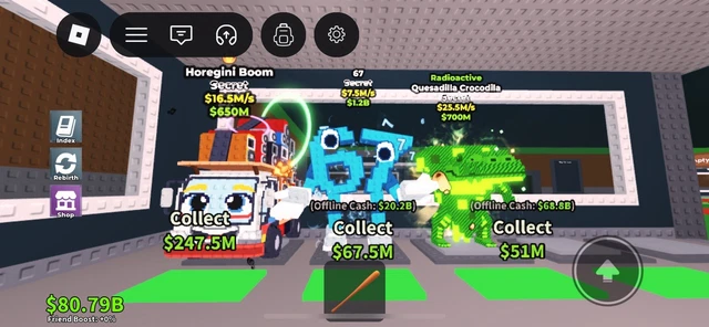 STEAL A BRAINROT Stock Cheap💸 Fast 💨 67 Quessadilla And Horigini Boom £ ...