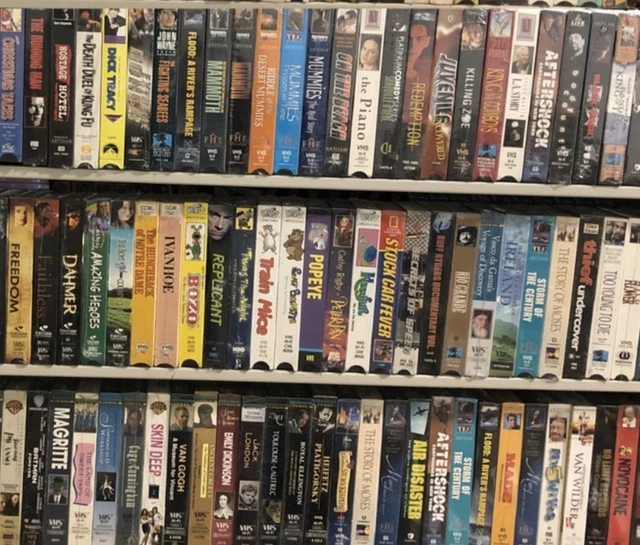 100 - VHS Tapes - Assorted Action Comedy Kids & More Movies VCR Tapes £ ...