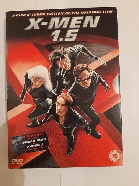 X-MEN 1.5 (DVD, 2003, 2-Disc Extreme Edition, Embossed Slipcase ...