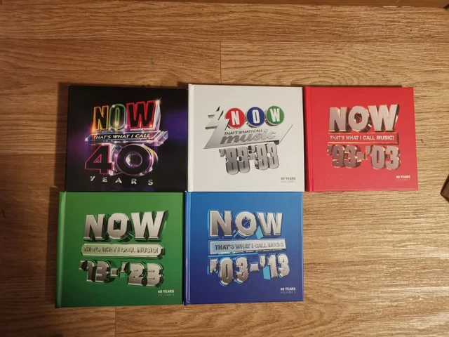 NOW THAT'S WHAT I Call Music 40 Years 5 CD Collection. Good Condition £ ...