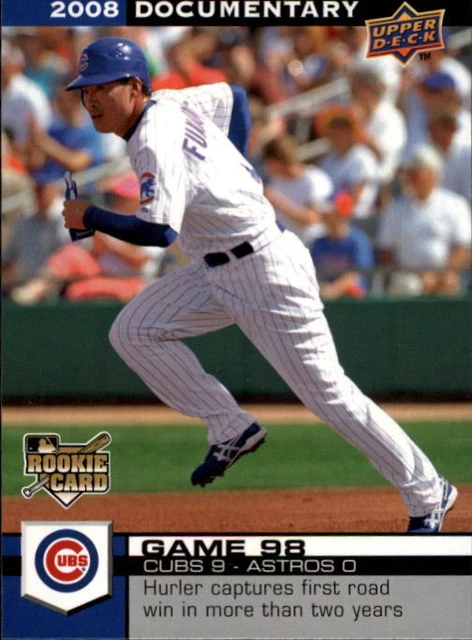 2008 UPPER DECK documentaire Cubs Baseball #2758 Kosuke Fukudome recrue ...
