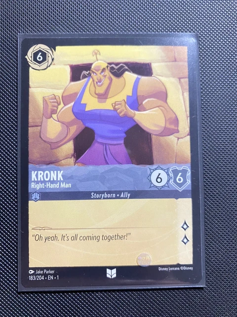 KRONK RIGHT-HAND MAN Disney Lorcana - 183/204 - Foil Uncommon EUR 1,19 ...