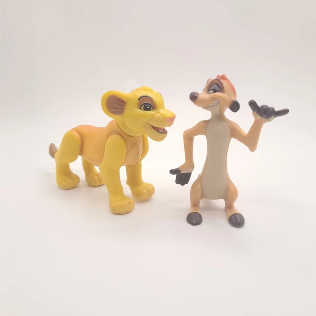 FIGURINE VINTAGE DISNEY Le Roi Lion Simba & Timon Cake Toppers EUR 13 ...
