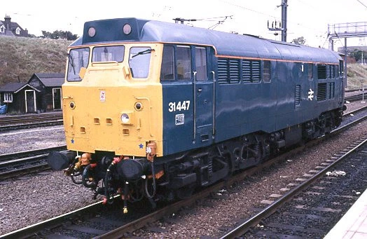 ORIGINAL COLOUR SLIDE of ex works 31447 BR class 31 diesel loco £1.65 ...