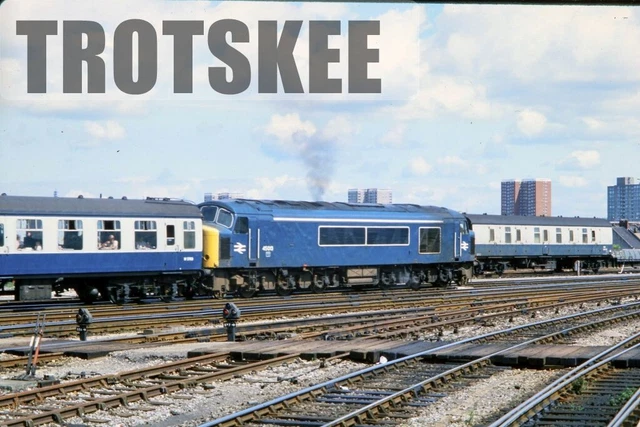 35MM SLIDE BRITISH Railways Diesel Loco Class 45 45013 Bristol 1985 ...