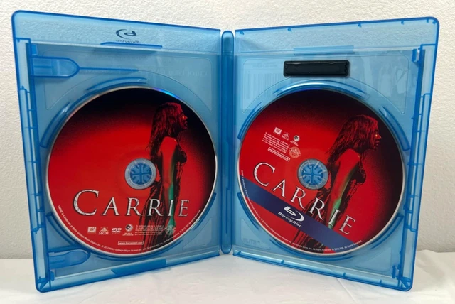 CARRIE (BLU-RAY/DVD, 2013) W/Lenticular Slipcover Chloë Grace Moretz ...