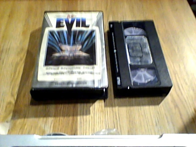 THE EVIL UK PAL VHS PRE-CERT BIG BOX VIDEO DPP VIDEO NASTY HORROR ...