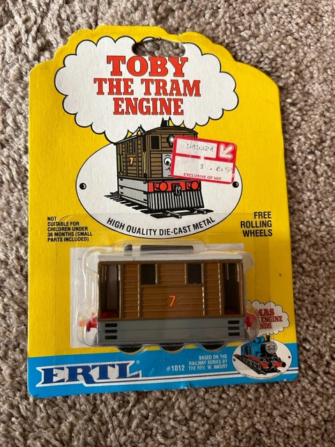 THOMAS THE TANK Engine & Friends Ertl Paper Face Toby 1989 Cloud ...