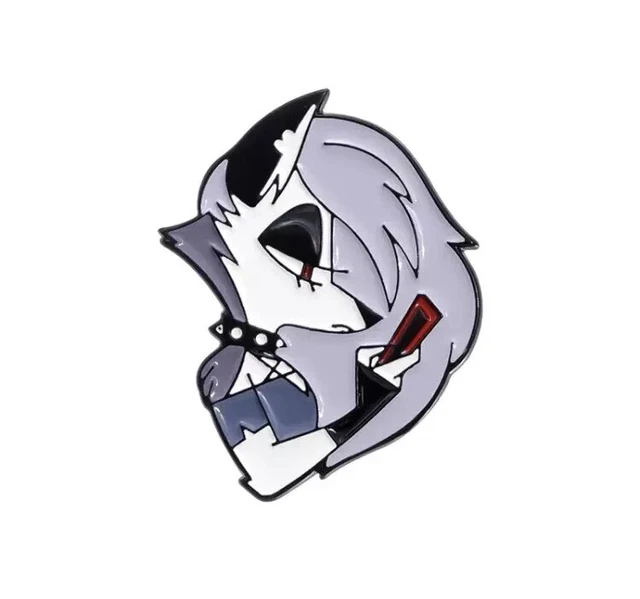 HAZBIN HOTEL HELLUVA Boss Loona Luna Hellhound Pin Badge £8.29 ...