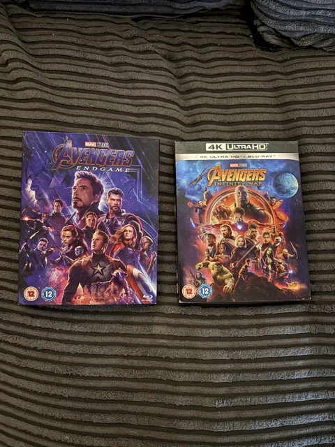 MARVEL’S AVENGERS INFINITY War And End Game Blu-ray Bundle. £10.80 ...
