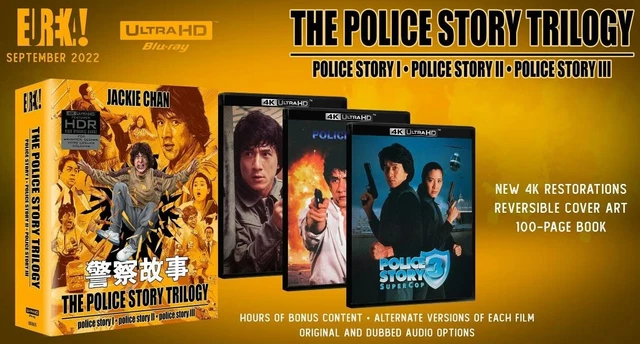 POLICE STORY TRILOGY 1-3 Series Jackie Chan 4K UHD Blu-Ray Box Set NEW ...