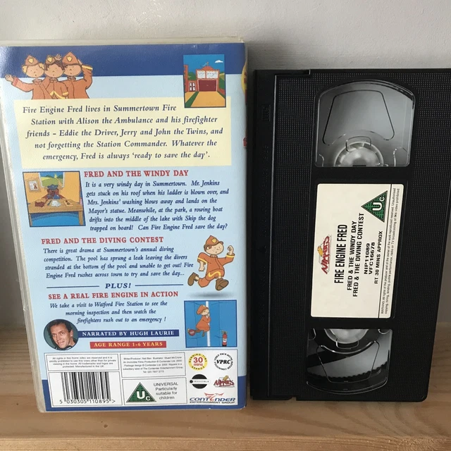 FIRE ENGINE FRED & The Windy Day Pal Vhs Video Kids Children £9.99 ...