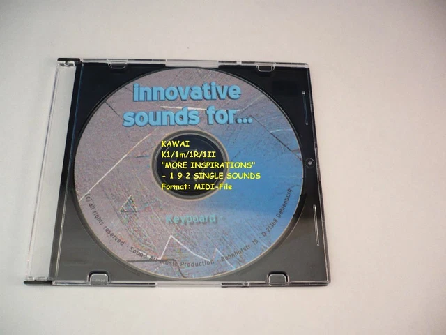 KAWAI K1/1M/1R/1II 1 9 2 NEUE SOUNDS "More Inspirations" im MIDI-File ...