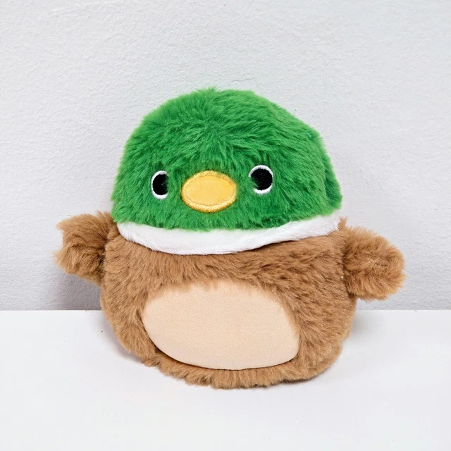 SQUISHMALLOWS FUZZY FUZZAMALLOW 5 Inch Avery The Mallard Duck HTF Fuzzy ...