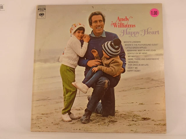 ANDY WILLIAMS HAPPY Heart (428) Lp Columbia £6.99 - PicClick UK