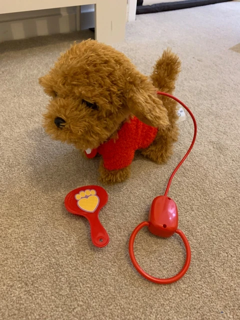 BROWN DOG WAFFLE the dog cbbc CBeebies toy walking talking robot kids ...