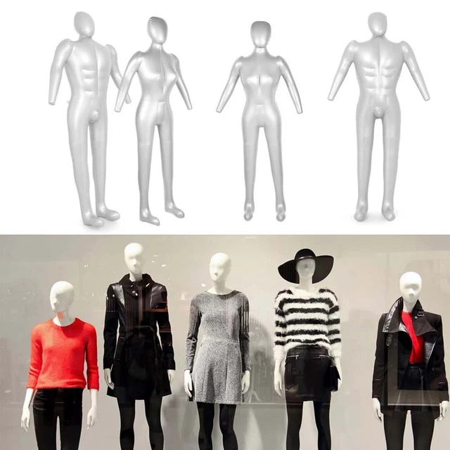 FULL-BODY INFLATABLE MANNEQUIN Male Dummy Torso Tailor Clothes Model ...