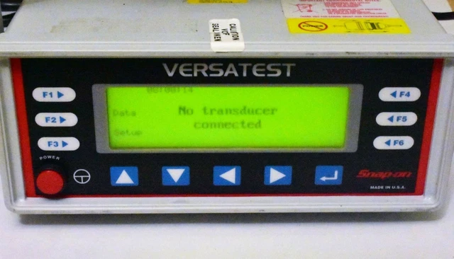 SNAP-ON VERSATEST TORQUE wrench Tester and TTC400 4-in-1 Transducer ...