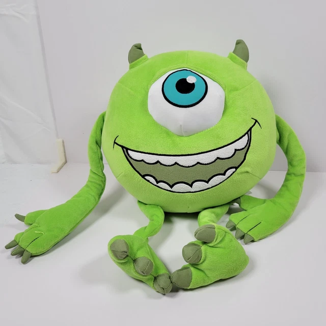 DISNEY PIXAR MONSTERS Inc Mike Wazowski Plush Doll Green One Eye 12" £ ...